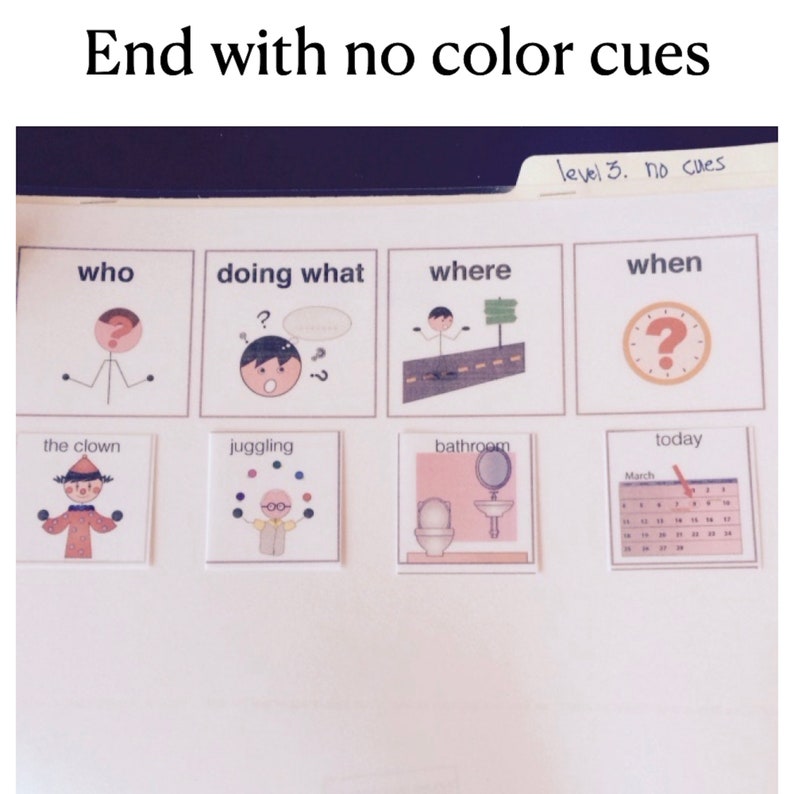 Speech Therapy Activities Answer Wh Questions With Visuals Interactive ...