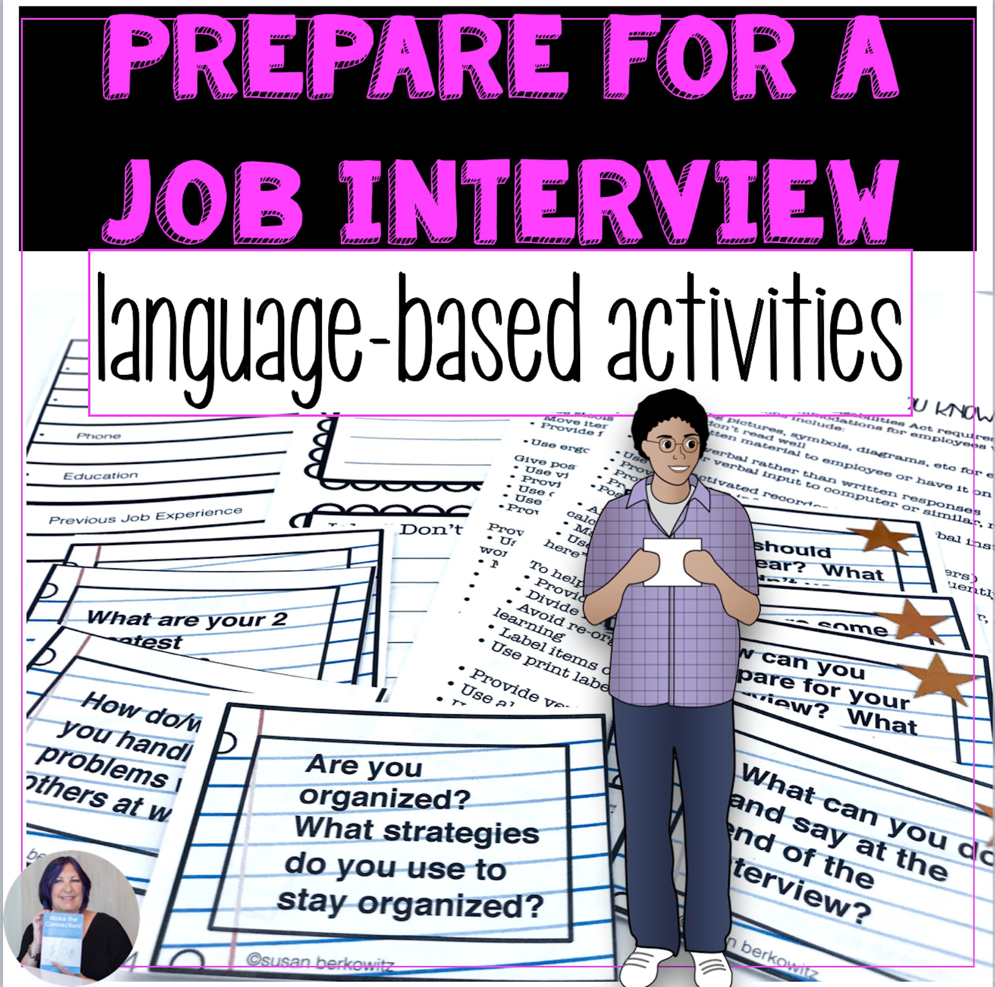 Prepare for Job Interview Special Needs Teens and Young Adults Language ...
