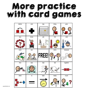 AAC Core Word Games: Speech Therapy Activities, Autism Resource - Etsy