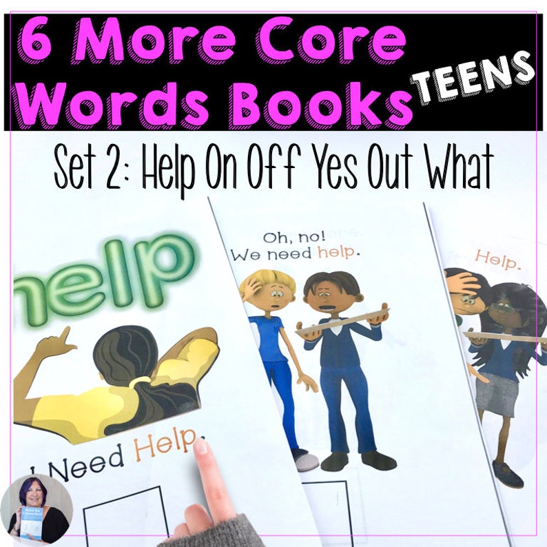 AAC Core Words Activity Middle or High School Core Vocabulary Speech ...