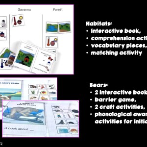 Speech Therapy Activities Adapted Books Special Education Science ...