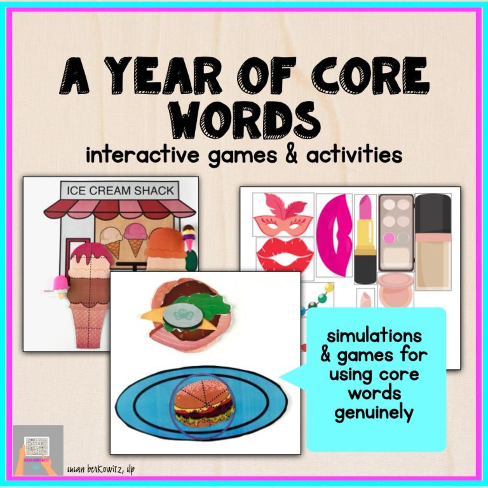 AAC Core Words Activities Speech Therapy Games AAC Communication Cards ...