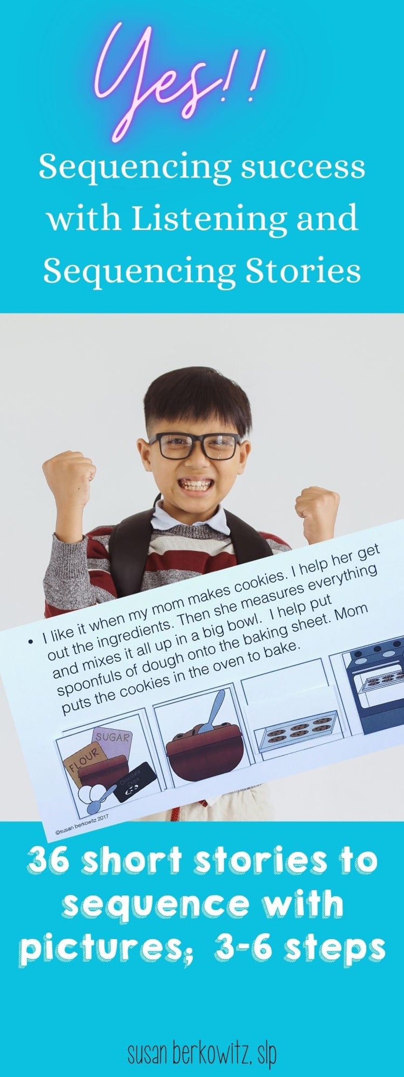 Sequencing Cards Speech Therapy Activity Listening to Stories ...