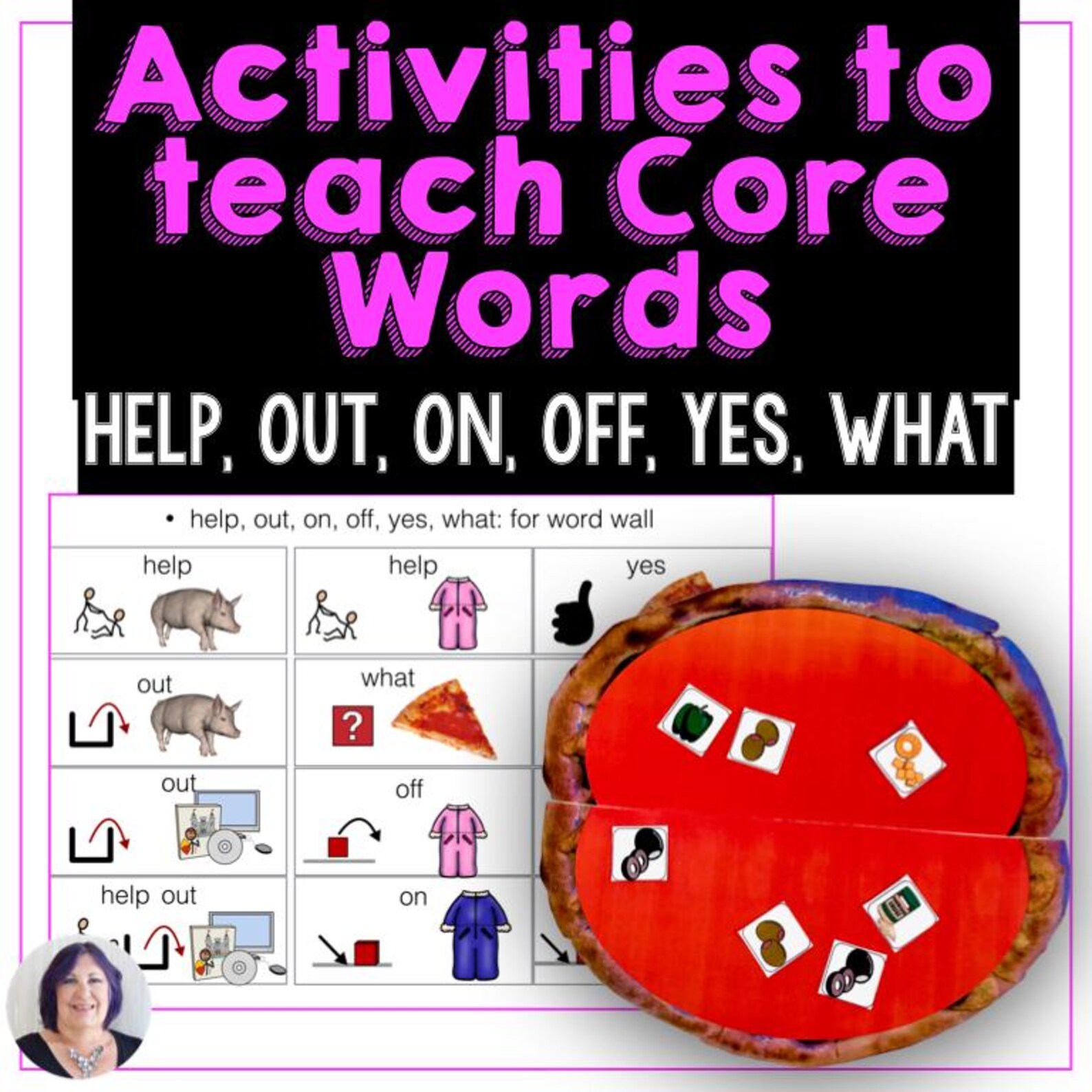 AAC Core Words Activities Speech Therapy Adapted Books Special ...