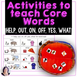 AAC Core Words Activities: Speech Therapy & Autism Resource - Etsy