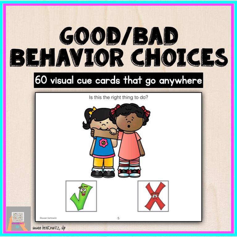 Behavior Chart Activity: 60 Positive Behavior Cue Cards - Etsy