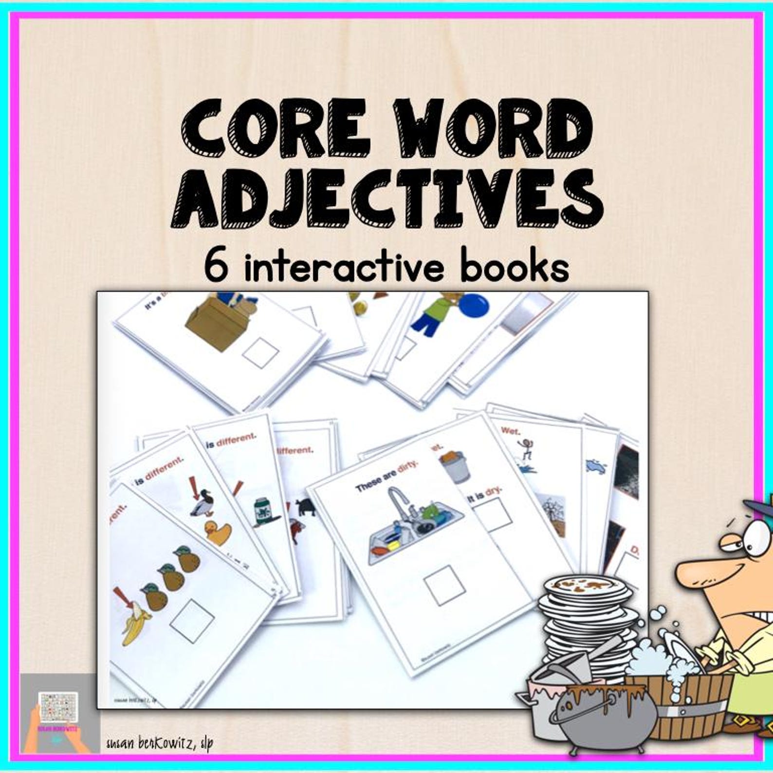 AAC Core Words Interactive Adapted Books Speech Therapy Activity ...
