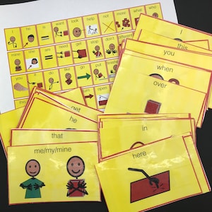 AAC Core Word Activities: Speech Therapy, Nonverbal Communication ...