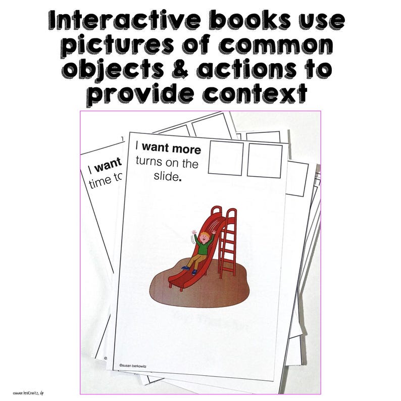 Core Word Adapted Books for AAC Speech Therapy Activity Core Word ...