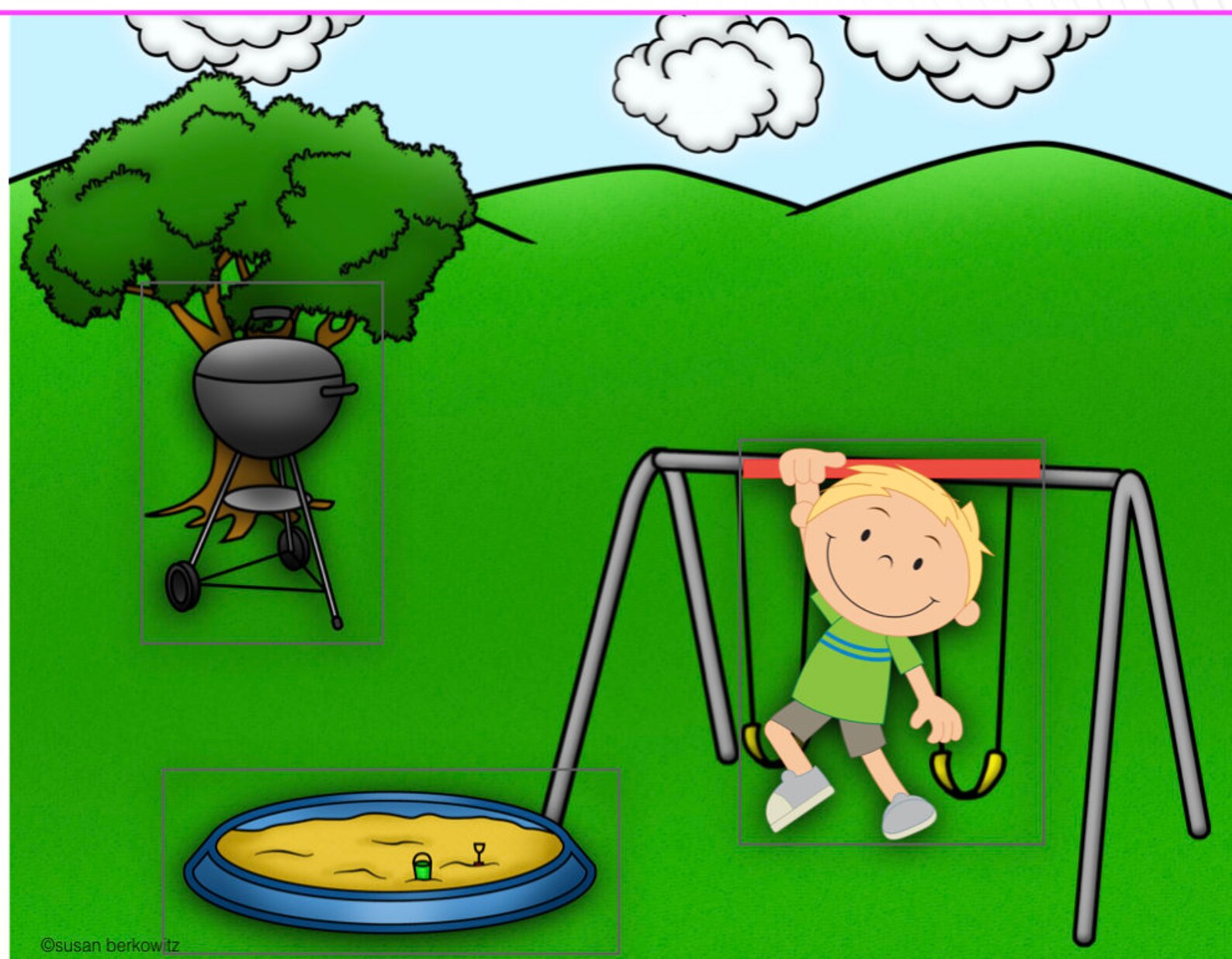 Barrier Game for Speech Therapy: School & Community Scenes - Etsy