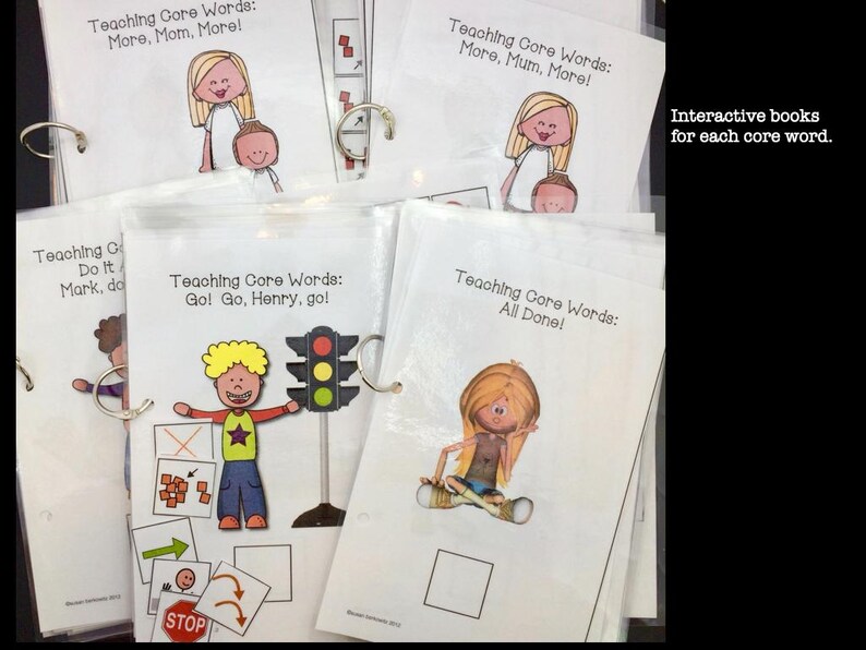 AAC Core Words Adapted Books Interactive Activities and Games Speech ...