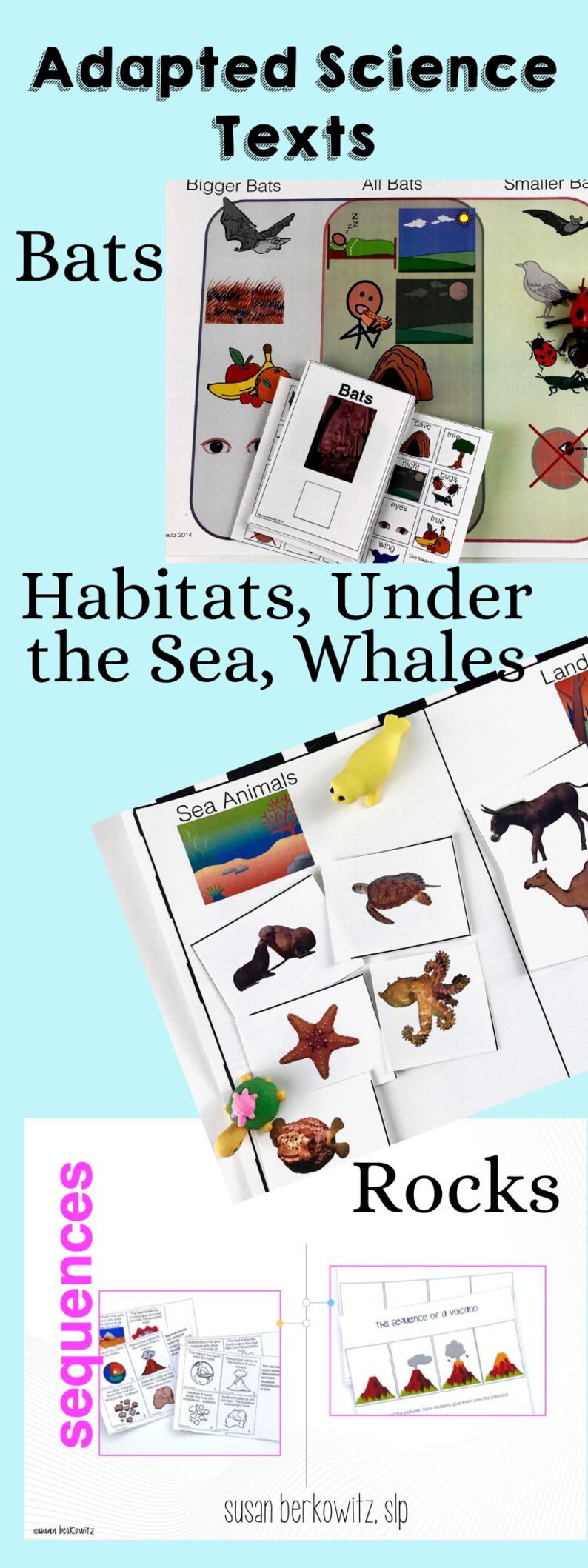 Speech Therapy Activities Adapted Books Special Education Science ...