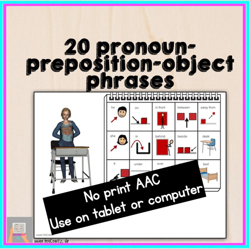 Core Vocabulary Phrases Digital Activity AAC Core Word Phrases Practice ...