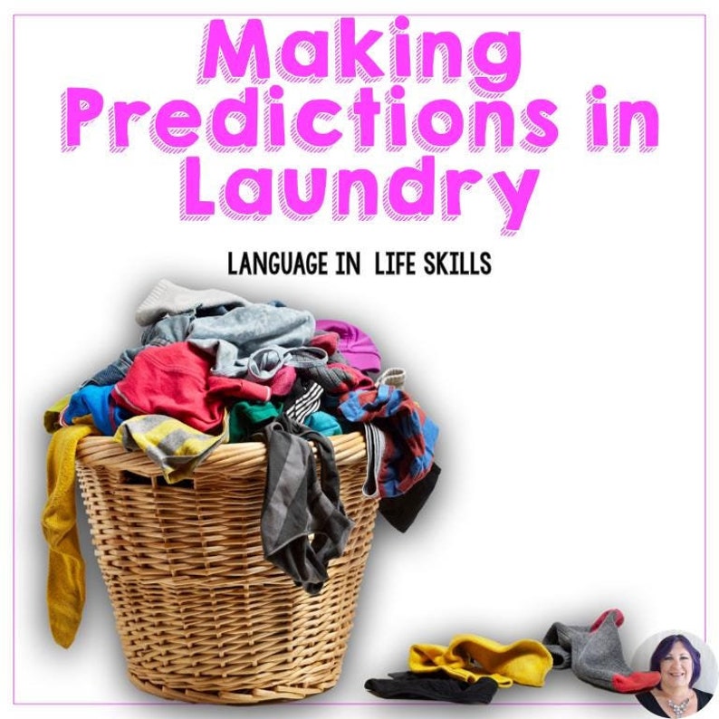 Life Skills Problem Solving Cards Laundry Speech Therapy Predictions ...
