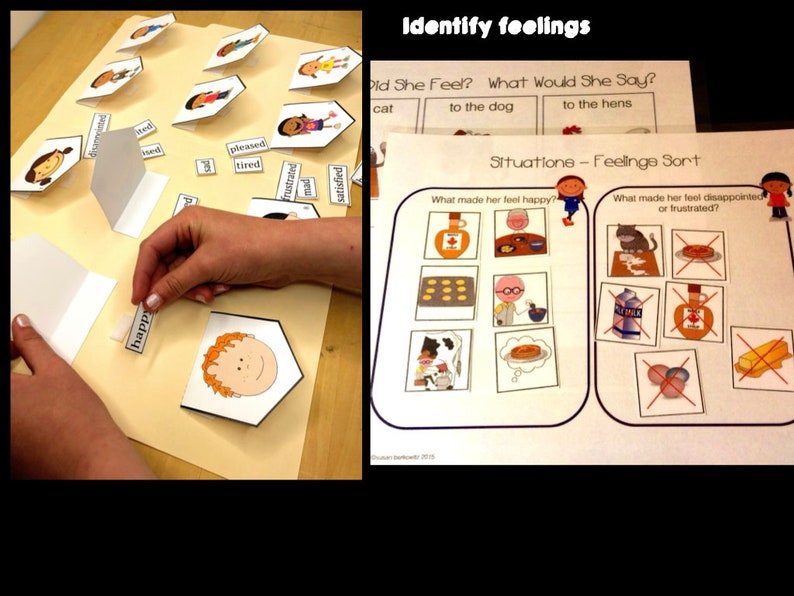 Social Skills for Kids Speech Therapy Activities Emotion Cards Activity ...