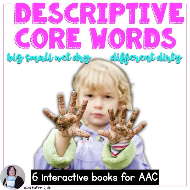 AAC Core Words Interactive Adapted Books Speech Therapy Activity ...