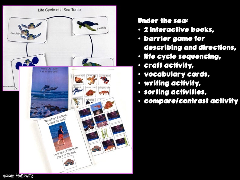 Speech Therapy Activities Adapted Books Special Education Science ...