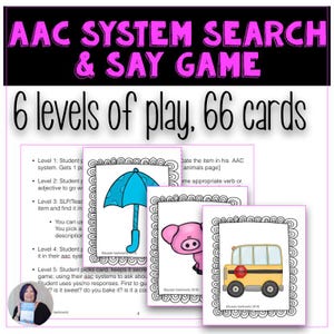 AAC Communication Boards Core Word Bundle Communication Book Speech ...