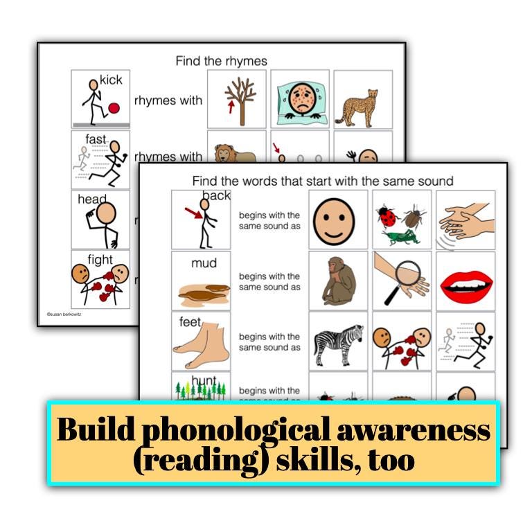 Adapted Book Speech Therapy Activity Special Education Homeschool ...