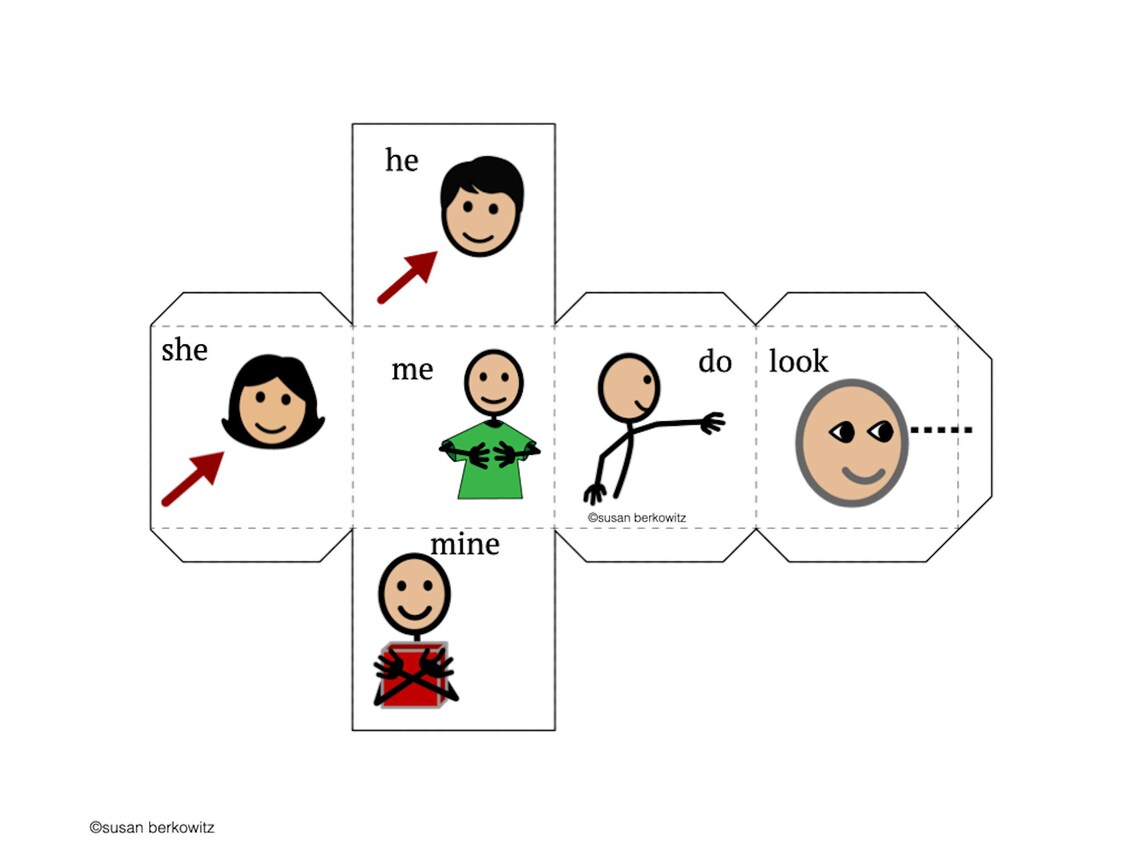 AAC Core Word Game Activity to Build Core Vocabulary Communication ...