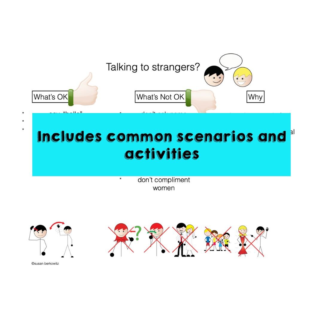 Social Skills Teens Speech Therapy Activity Conversation Cards Social ...