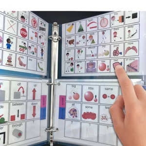 Core Vocabulary Picture Communication Book AAC Nonverbal Communication ...