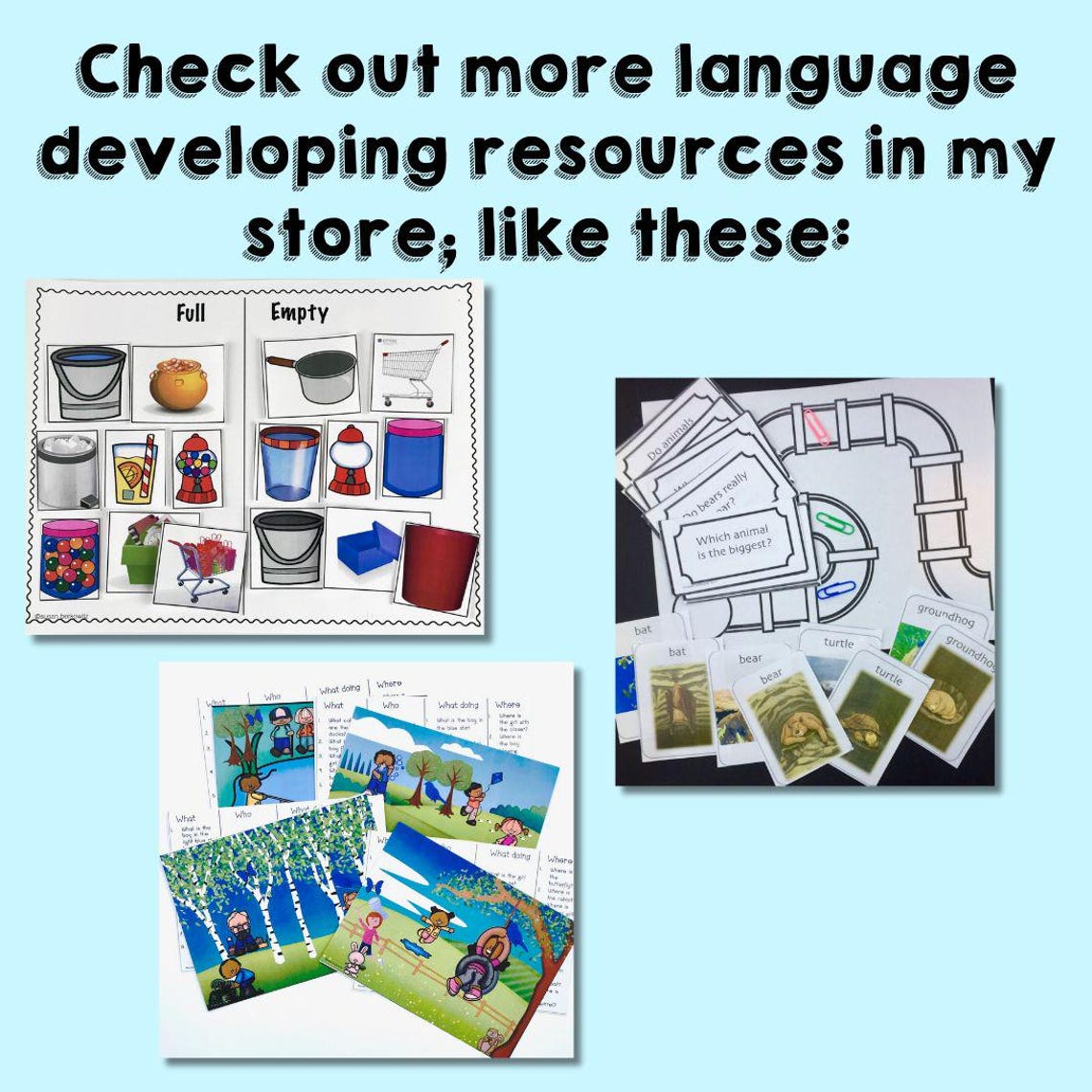 Following Directions Speech Therapy Game: Sandwich & Burrito Building ...