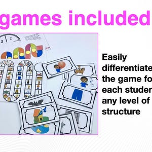 AAC Core Word Interactive Games Speech Therapy Syntax Activity Special ...