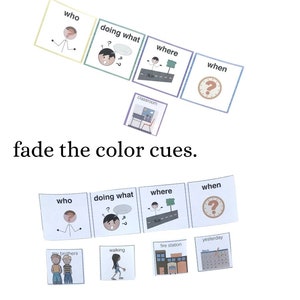 Speech Therapy Activities Answer Wh Questions With Visuals Interactive ...
