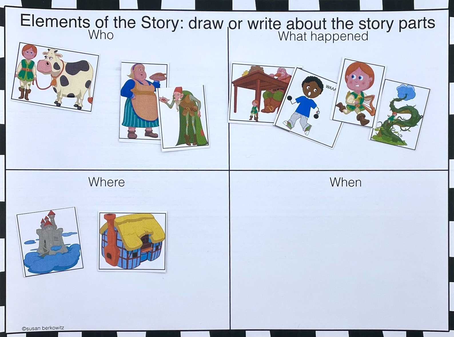 Speech Therapy Activities Jack & the Beanstalk Sequencing Cards ...