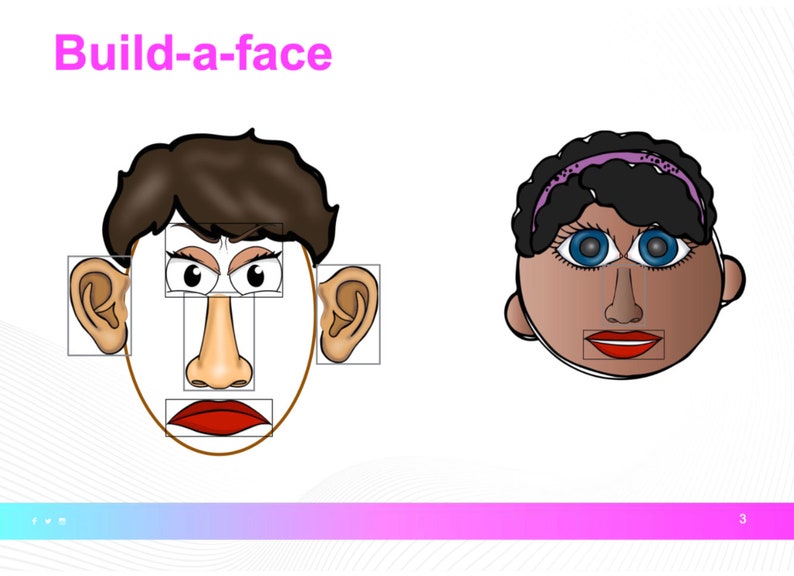 Speech Therapy Language Game for Following Directions and Describing ...