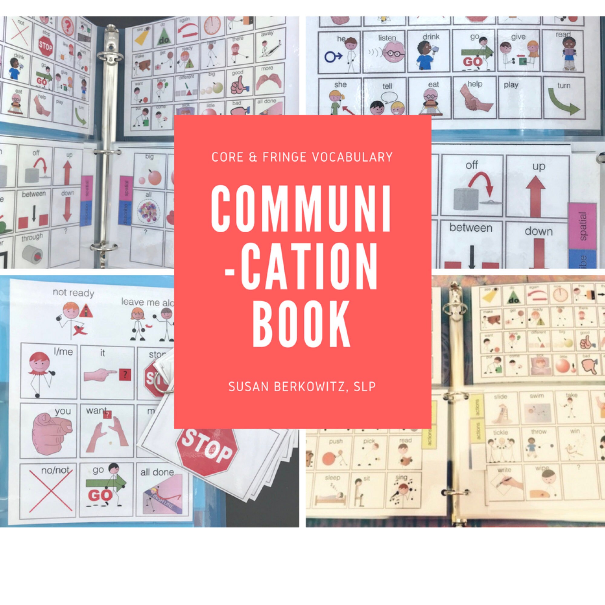 Core Vocabulary Picture Communication Book AAC Nonverbal Communication ...