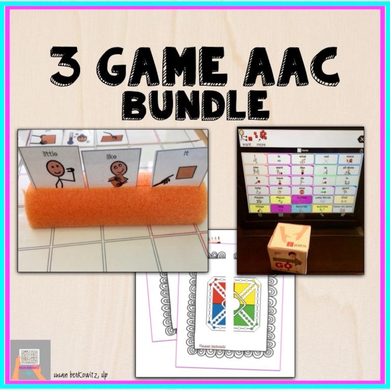 Core Word Activities Speech Therapy AAC Communication Games for Core ...