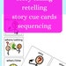 Visual Cue Cards Story Template: Speech Therapy & Homeschool (printable ...