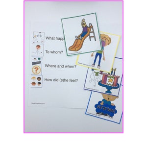 Storytelling Cards for Speech Therapy: Visual Narrative Cues - Etsy