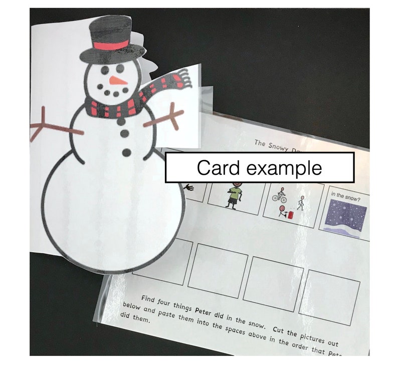 Snowy Day Book Companion Language Activities for Elementary Speech ...