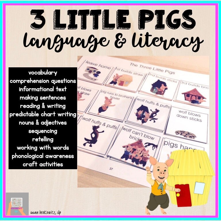 Adapted Books Literacy Activities Elementary Speech Therapy Sequencing ...