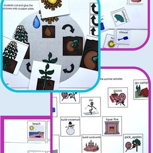 Summer Theme Speech Therapy Activities for Kids Parts of Speech ...