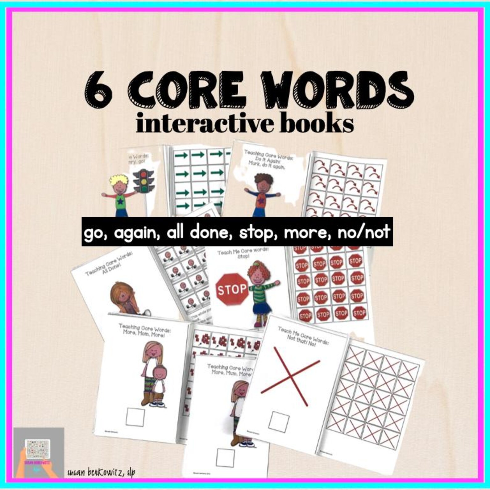 AAC Core Words Interactive Books Activity Core Vocabulary Communication ...