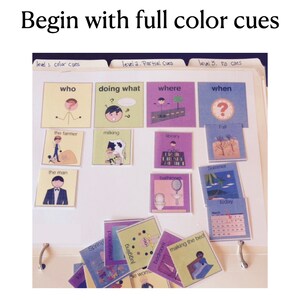 Speech Therapy Activities Answer Wh Questions With Visuals Interactive ...