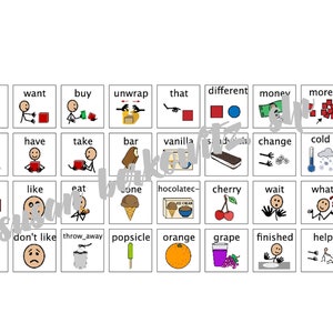 No Prep AAC Core Word Communication Boards for Summer Activities for ...
