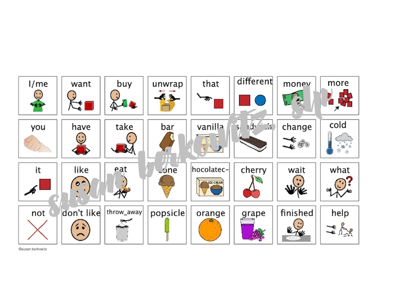 No Prep AAC Core Word Communication Boards for Summer Activities for ...