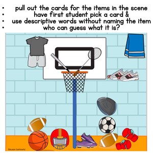 I Spy Game: Speech Therapy, Descriptive Language (printable) - Etsy