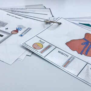 Life Skills Problem Solving Cards Laundry Speech Therapy Predictions ...