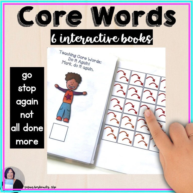 AAC Core Words Interactive Books Activity Core Vocabulary Communication ...