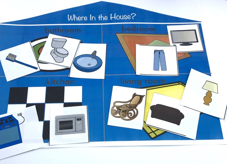 Association Cards Speech Therapy Activities Category Sorting File ...