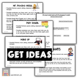 AAC Core Word Staff Training Presentation Speech Therapy Planner ...