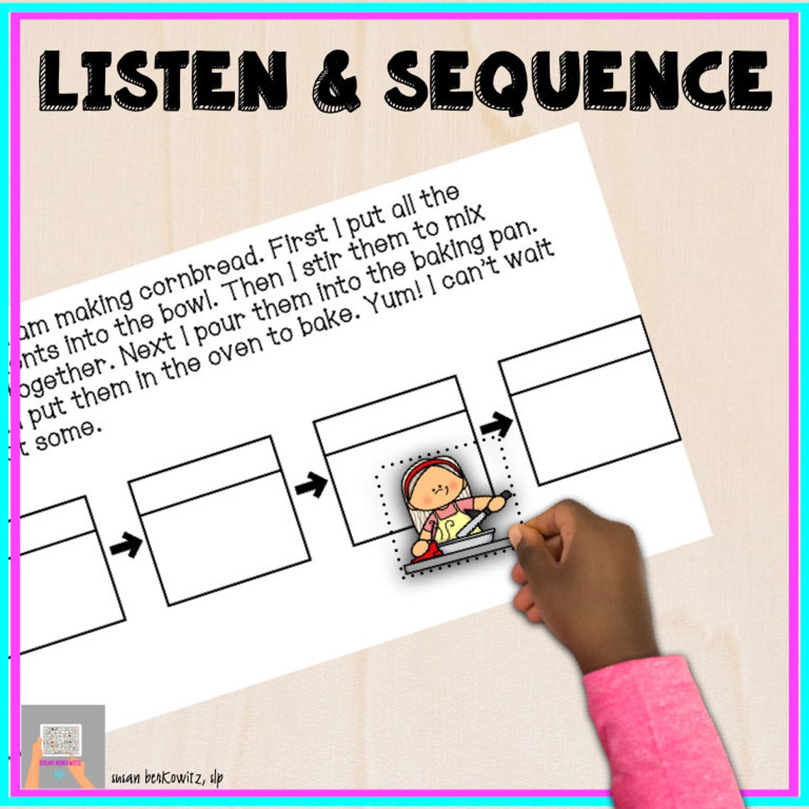 Sequencing Stories With Visuals for Speech Therapy Special Education ...