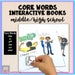 AAC Core Words Activity Middle or High School Core Vocabulary Speech ...