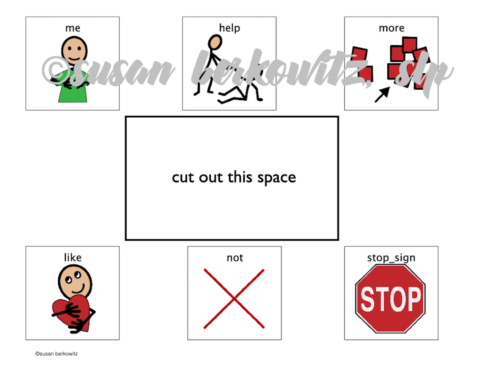 AAC Eye Gaze Communication Boards | Core Word Picture Boards (digital ...